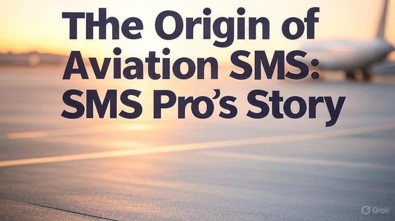 The Origin of Aviation SMS: The Human Story Behind SMS Pro’s Rise to ...